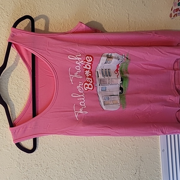 Tops | Trailer Trash Barbie Tank Top | Poshmark